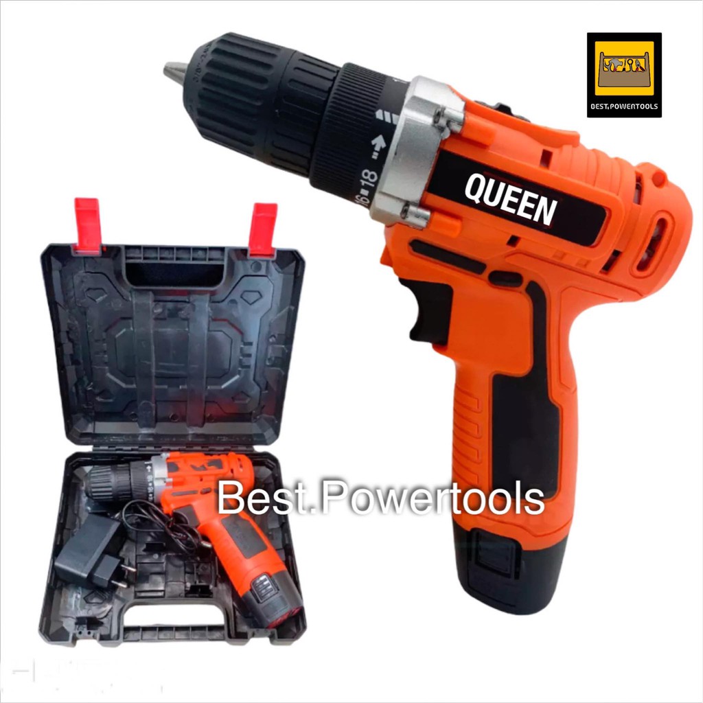 ☒CALSO 64V สว่านไร้สาย สว่าน สำหรับเจาะไม้ เหล็ก ขันน็อตสกรู ปรับสปีดได้ มาพร้อมแบตเตอรี่ 2 ก้อน ...