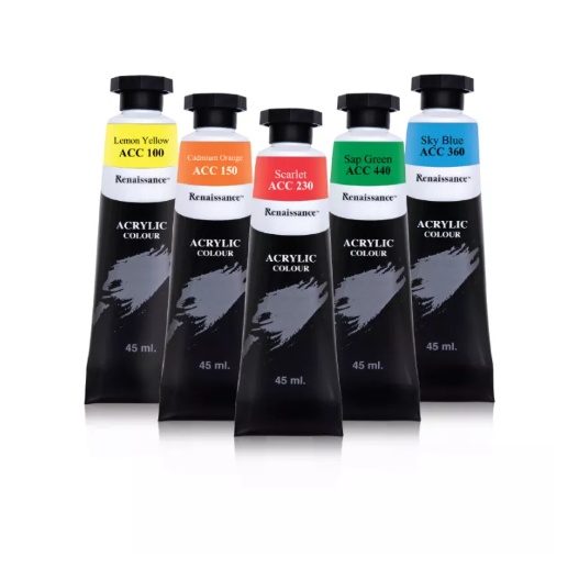 Acrylic color Renaissance สีอะคริลิค เรนาซองซ์ 45 มล. จำนวน 1 หลอด ...