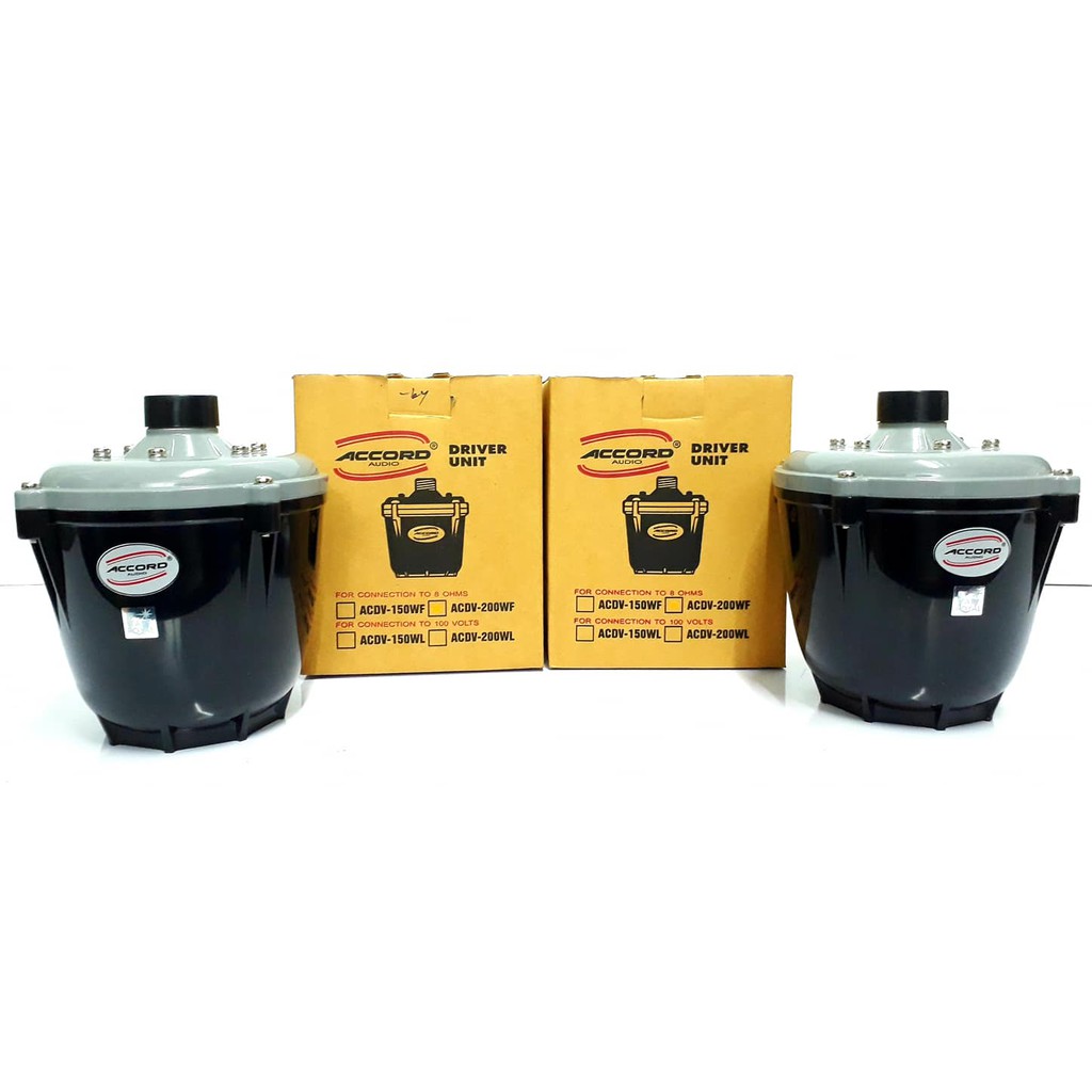 ACCORD รุ่น : ACDV - 200 WF ไดร์ฟเวอร์ยูนิตฮอร์น 200 w ( คู่ ) | Shopee ...