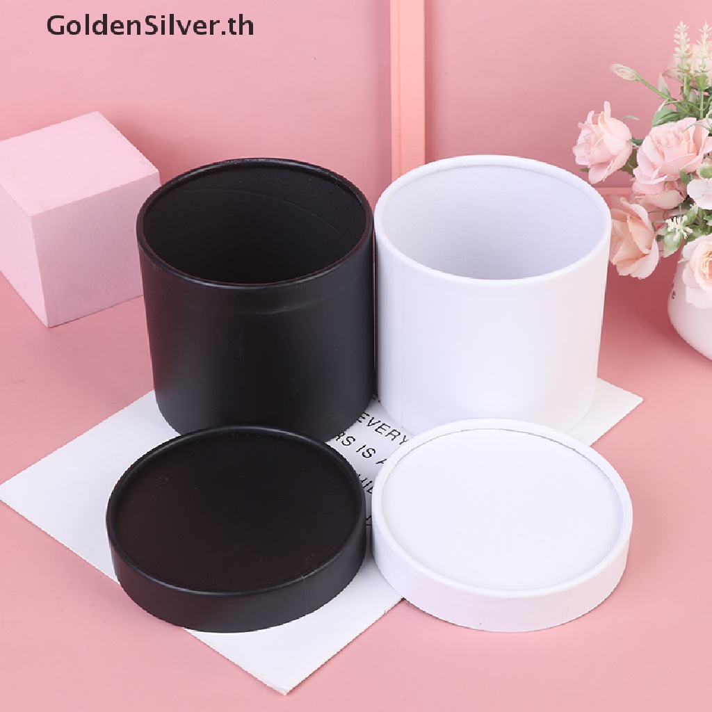 GoldenSilver 1 PC Round Flower Paper Boxes Hold The Bucket Gift ...