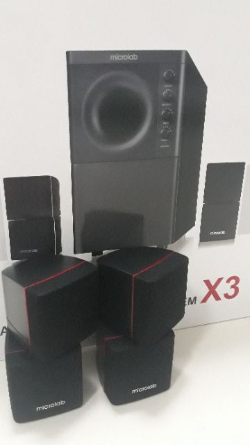 MICROLAB X3 2.1 SPEAKER (ริมแดง) - computer.dd - ThaiPick
