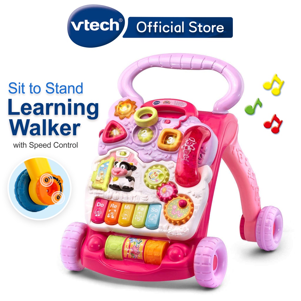 VTech วีเทค รถหัดเดินเด็ก เสียงดนตรี ปรับความเร็วได้ แผงกิจกรรมเรียนรู้ ...