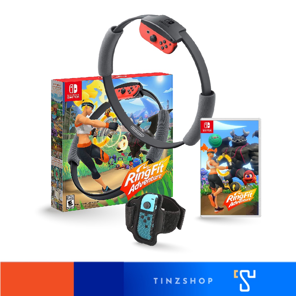 ขายดี Nintendo switch Ring Fit Adventure Asia English เกม ริงฟิต แอดเวน ...