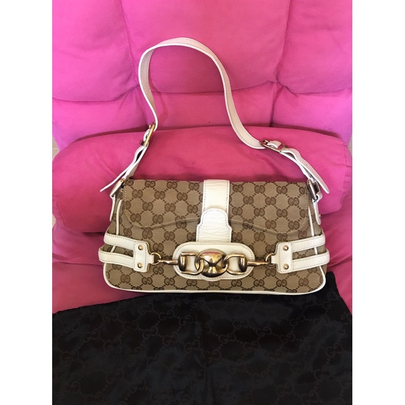 Gucci vintage Shoulder bag แท้ Rare I tem หายากมาค่าาา (ขายแล้วค่ะ ...