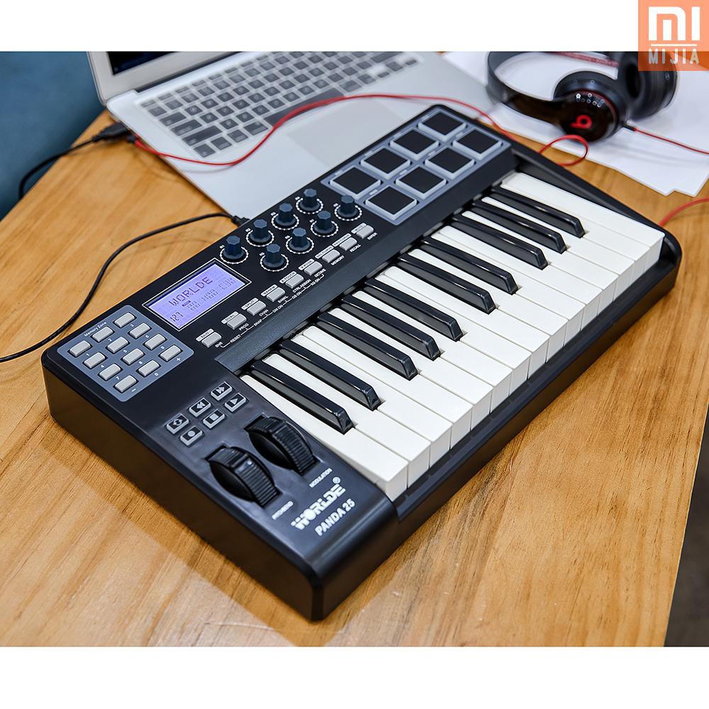 แป้นพิมพ์ worlde panda 25 - key usb midi 8 rgb หลายสีสัน - ukbb6pamlz ...