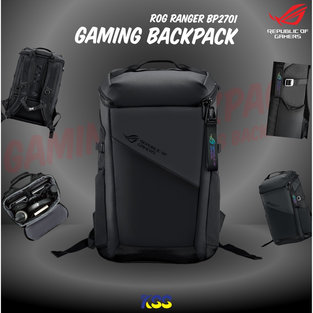 ROG Ranger BP2701 Gaming Backpack Spacious storage: 22 liter interior ...