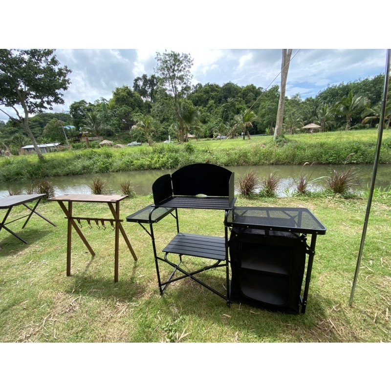 ชุดโต๊ะครัว Cooking King ครัวแคมป์ปิ้ง Moutainhiker ชุดครัวพกพา ชุดโต๊ะ ...