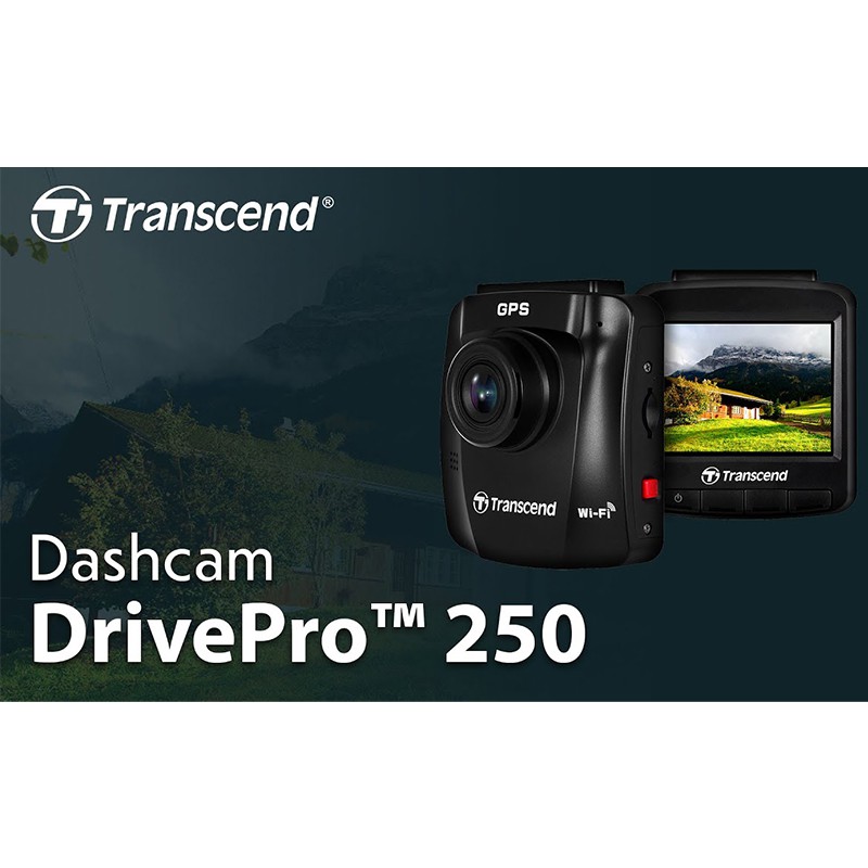 Transcend DrivePro 250 (DP250) Wi-Fi GPS แถมฟรี Memory MicroSD Card ...