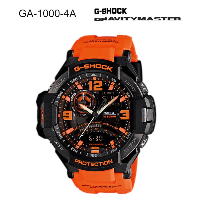 G-Shock GA-1000-4A,GA-1000-4B GRAVITYMASTER Series ของแท้ ประกัน1ปีCMG ...
