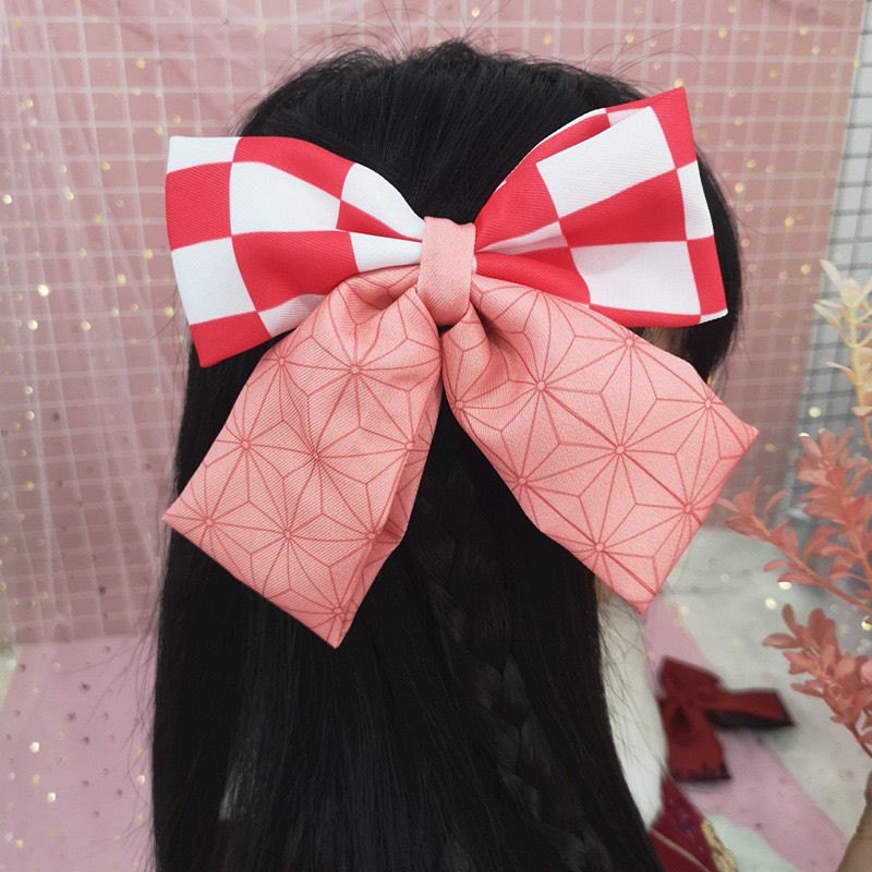 Demon Slayer Blade Big Bow Hairpin Hair Accessories Rope Doujin ...