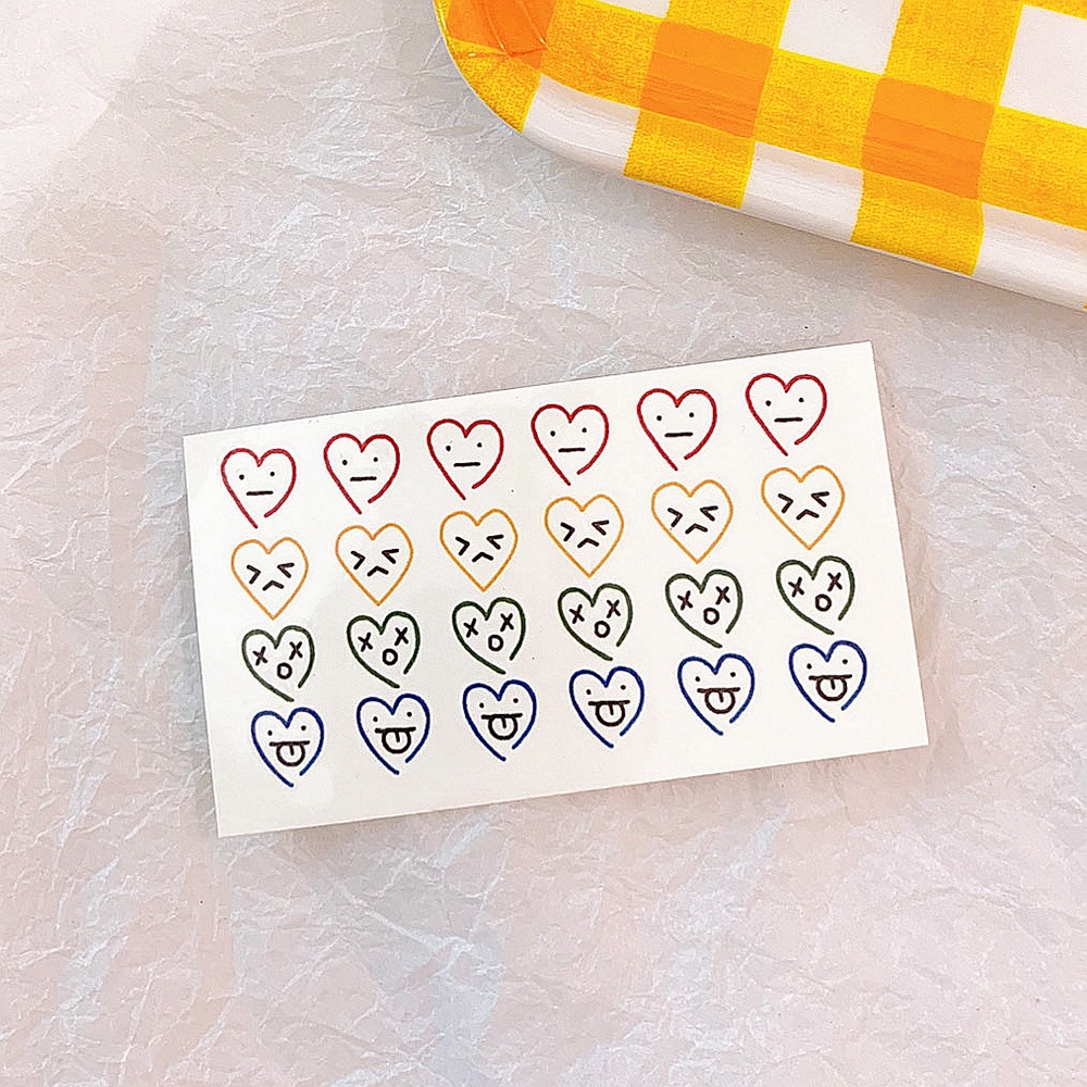Ins Cute Cartoon Stickers Beauty Personalized Waterproof Tattoo ...