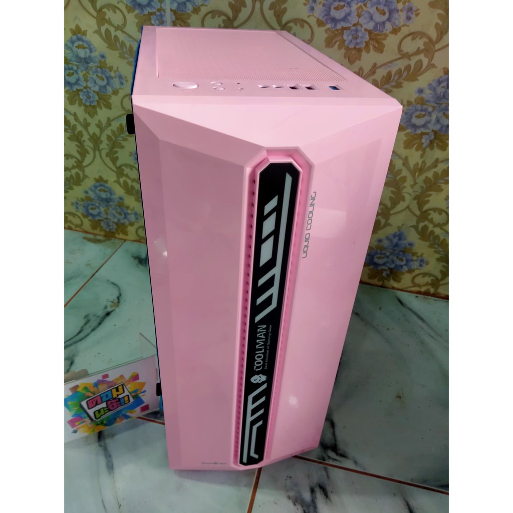 Case TSUNAMI Coolman 190-1 (Liquid Combo) Ablaze (Pink-Black-White)เค ...