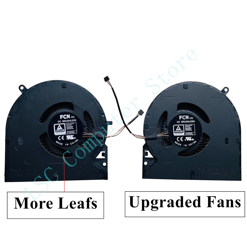 In StockLSC New CPU GPU Cooling Fan 5V 0.5A For Razer Blade 15 RZ09 ...