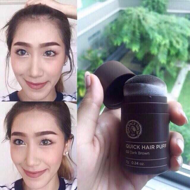 โล๊ะ Thefaceshop QUICK HAIR PUFF 7g อุปกรณ์ช่วยปิดเหม่งหรือบริเวณที่ผม ...