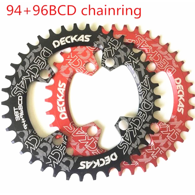 DECKAS 94+96 BCD Bicycle Chainwheel 32T 34T 36T 38T MTB Bike Chainringmountain Crown Round Oval ...