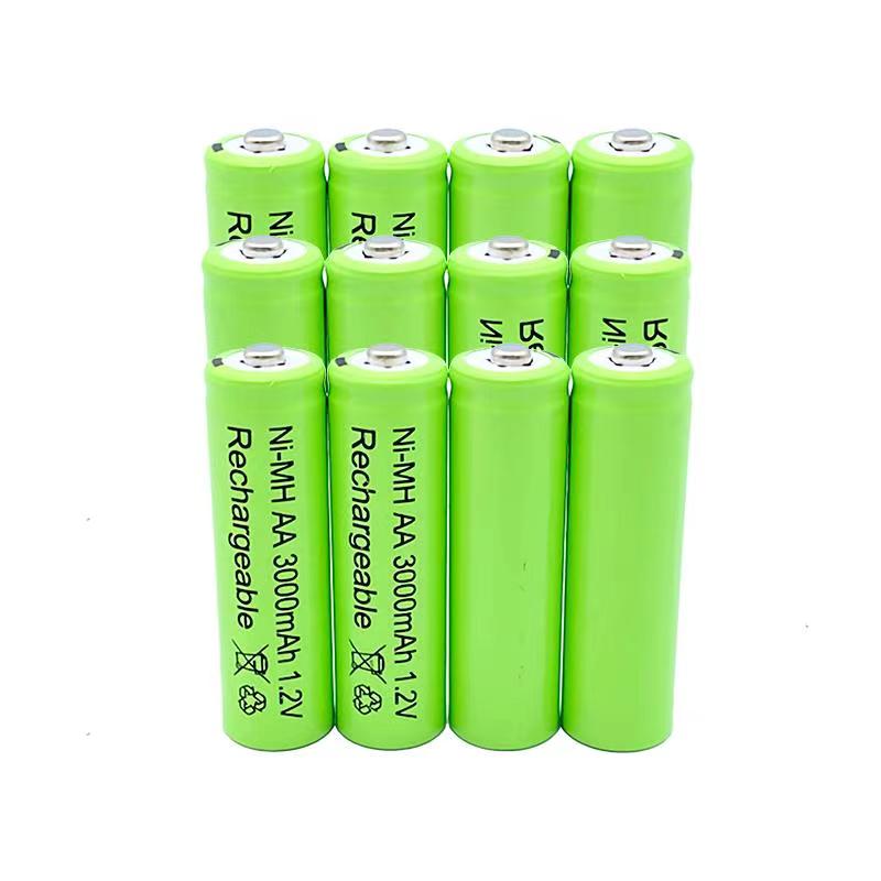 AA 3000 mAh 1.2 V Quality rechargeable battery AA 3000 mAh NiMH ...