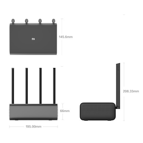 ac2600 Xiaomi Wifi Router Pro R3P เราท์เตอร์ Mi wifi router pro ac2600 ...