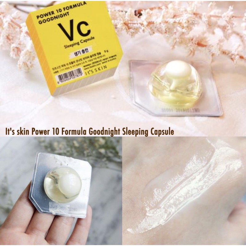 SALE ItS Skin POWER 10 FORMULA GOODNIGHT SLEEPING CAPSULE 5g สลิปปิ้ง ...