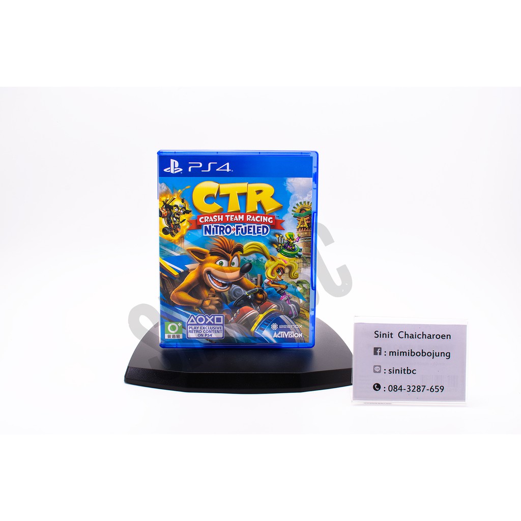 CTR Crash Team Racing Nitro-Fueled Playstation 4 games PS4 แผ่น แท้ ...