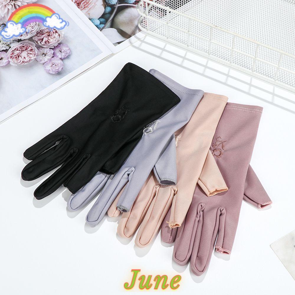 JUNE Breathable Sport Gloves For Outdoor Open/Half Fingers Anti-Slip ...