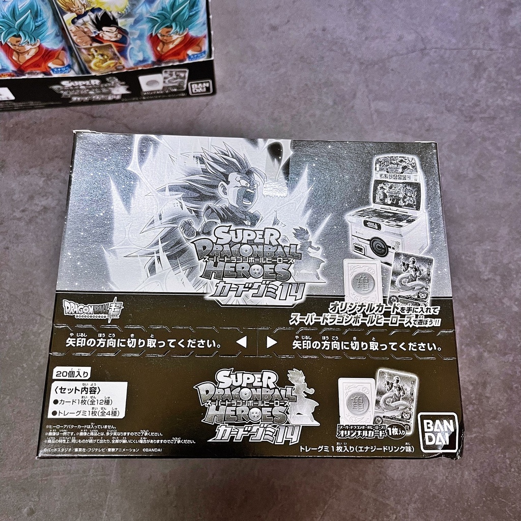 ของแท้แมวทอง กล่อง Dragon Ball Super HERO Gummy (14) ขนมการ์ด หมดอายุ ...