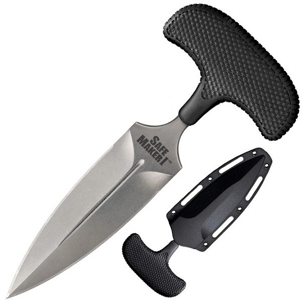 มีดชก Cold Steel Safe Maker I Push Dagger AUS-8 Blade, Kray-Ex Handle ...
