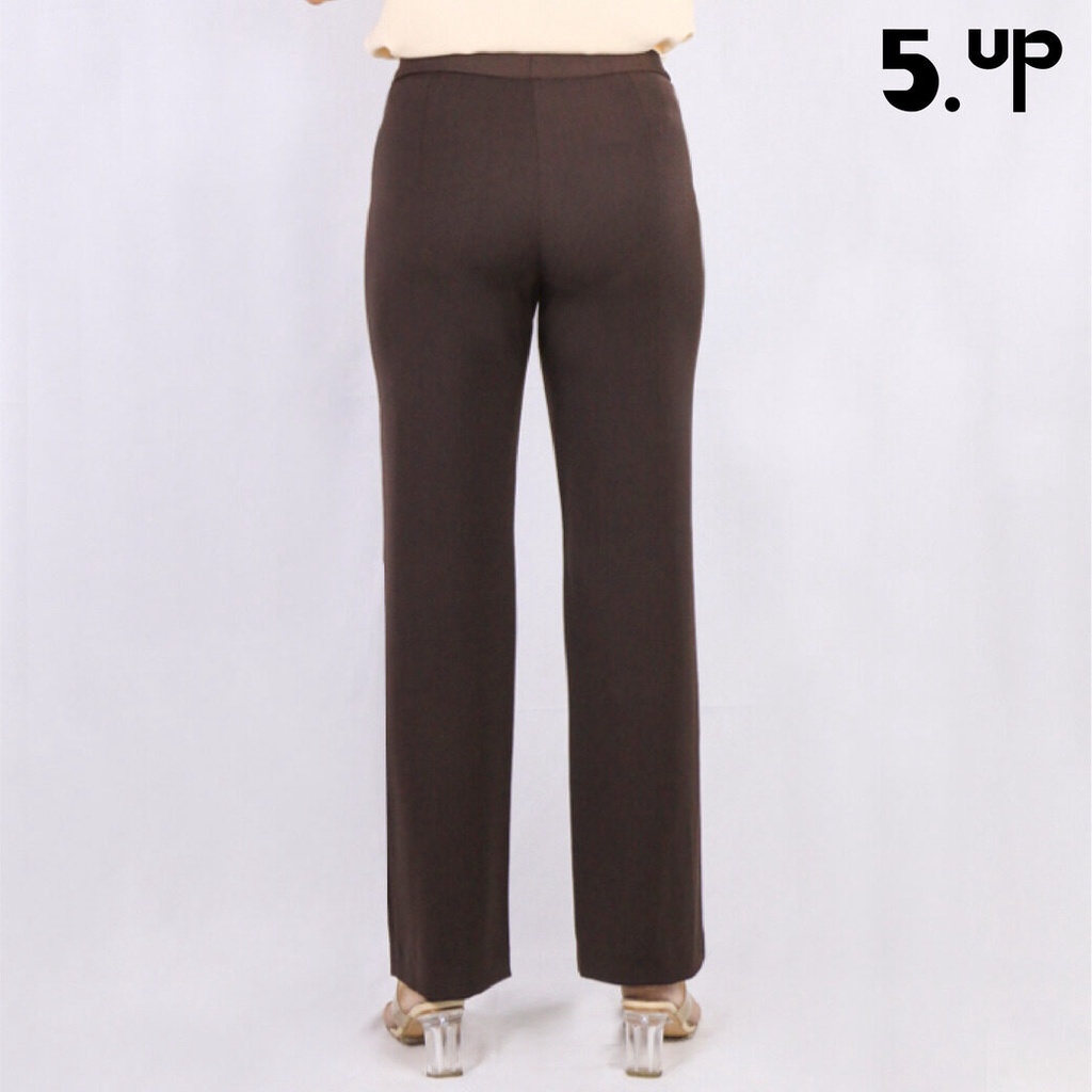 5UP กางเกงทรง Boot Cut Legs รุ่น YH52345BR - สีน้ำตาล ( Size S ...