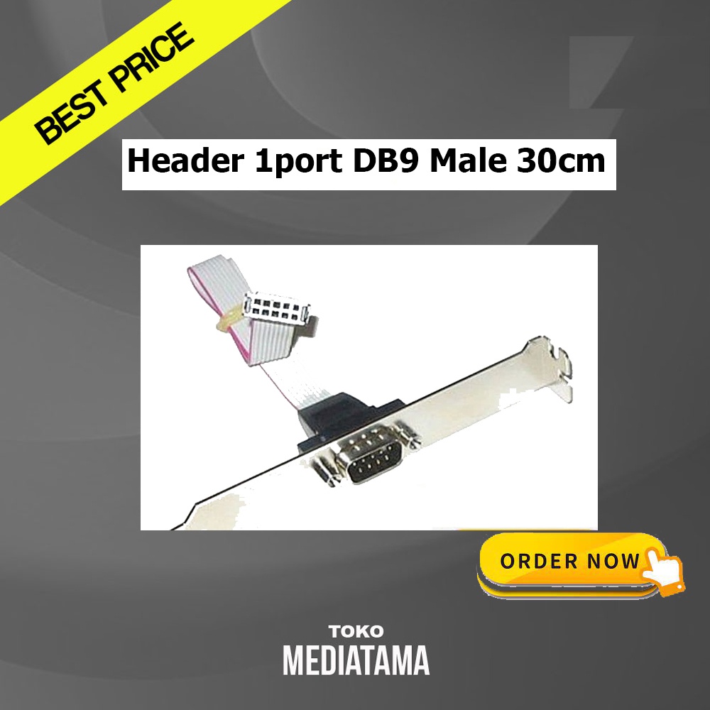 Serial DB9 หัวตัวผู้ 1 พอร์ต 30 ซม - tokomediatamapv.th - ThaiPick