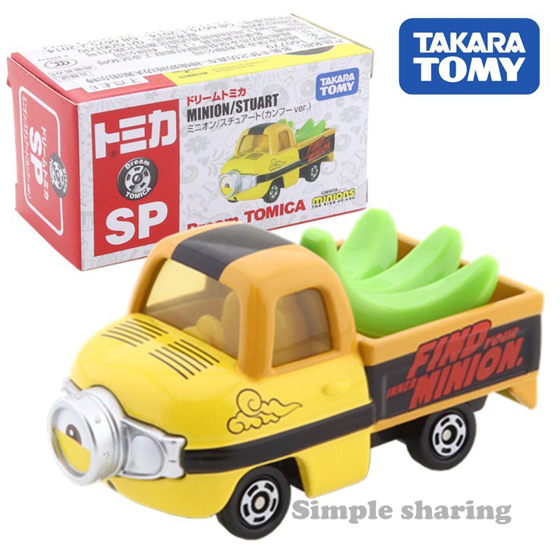 Takara Tomy Tomica Dream S Minion Bob Stuart Car Kids Toys Motor ...