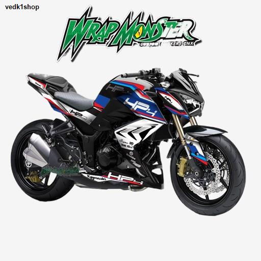 ส่งฟรีสติ๊กเกอร์แต่งลายรถ Kawasaki Z250 Z300 รอบคัน ลาย HP4 - vedk1shop - ThaiPick