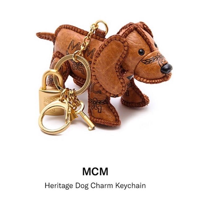 พร้อมส่งไทย new mcm heritage dog keychain - panvipapinyocheep - ThaiPick