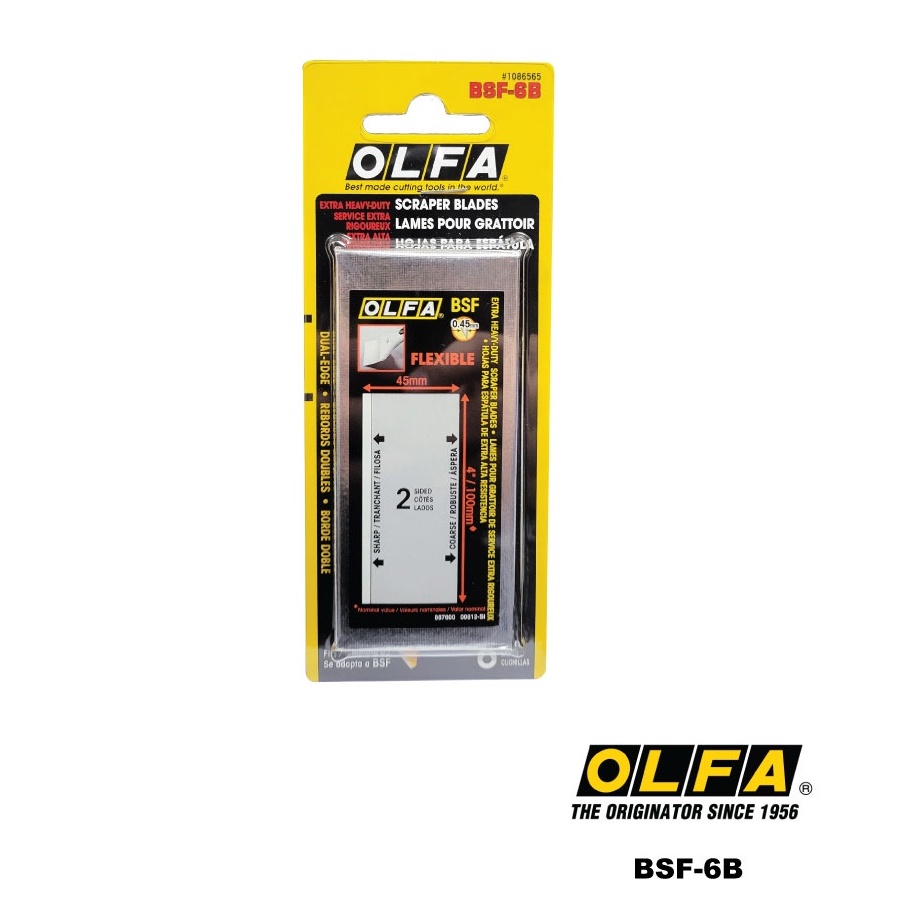 OLFA ใบมีดคัตเตอร์งานขูด มีดขูด BSF-6B สำหรับคัตเตอร์ซีรีย์ BSR และซีรีย์ XSR | Shopee Thailand