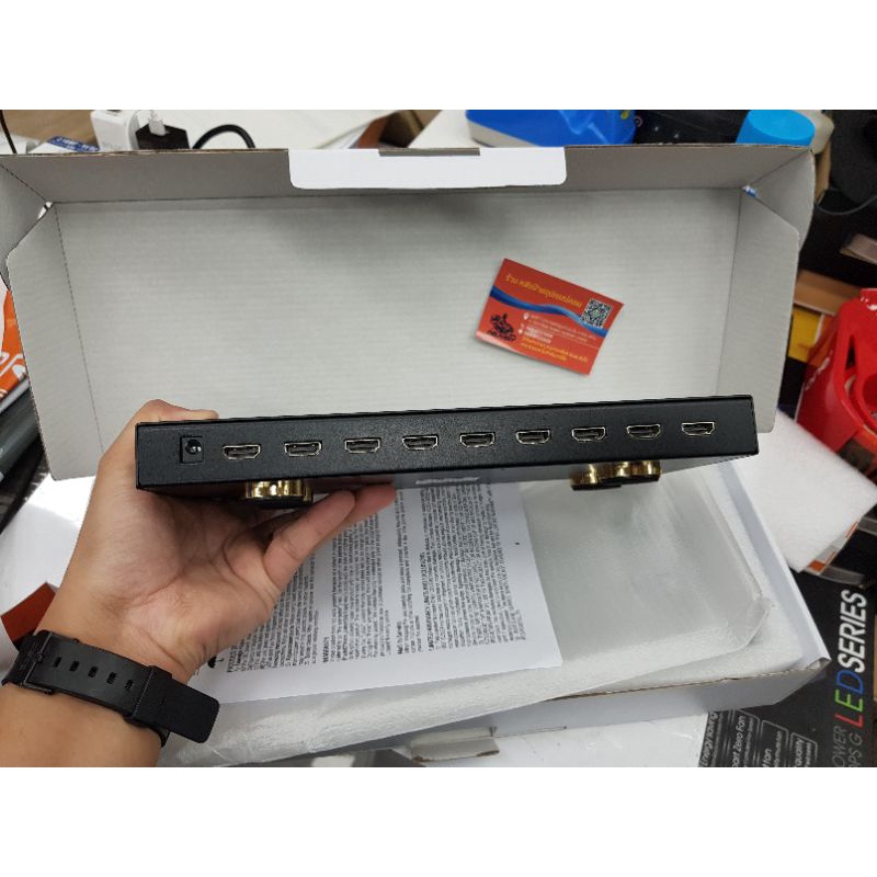 NEXIS 8 PORT HDMI SPLITTER WITH 4K SUPPORT รุ่น FH-SP108E - kriwit007 - ThaiPick
