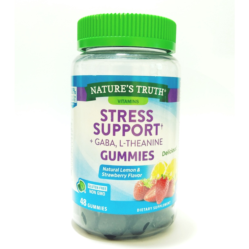 คลายเครียด กัมมี่ Stress Support Gummies กาบา แอลทีอะนีน เลม่อนบาล์ม ...