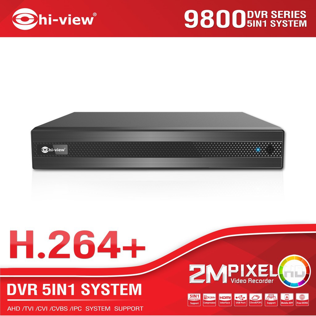 Hi-view DVR 5in1 เครื่องบันทึก 8 Ch. รุ่น HA-98508-V1 ประกัน 2 ปี ...
