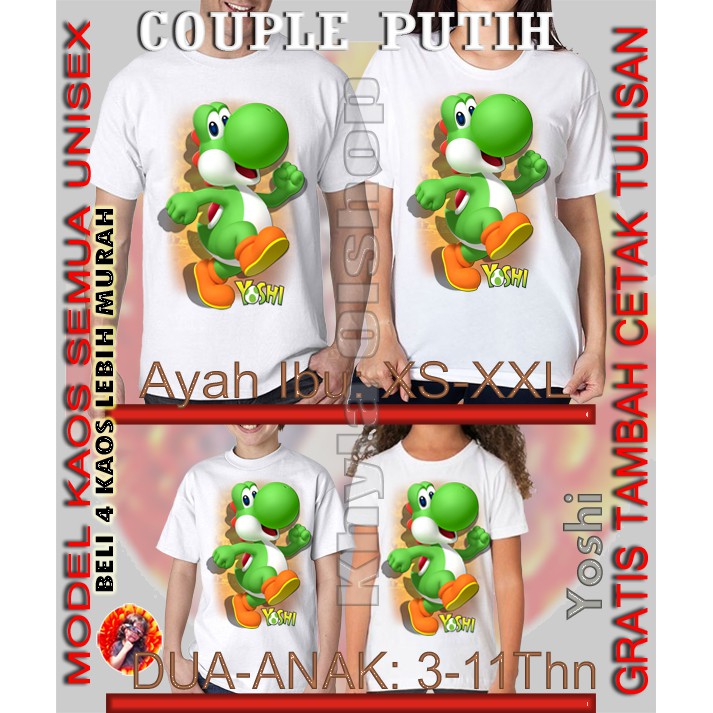 Yoshi Father And Daughter ชุดเสื้อครอบครัวสําหรับครอบครัว - yafi_kekey ...