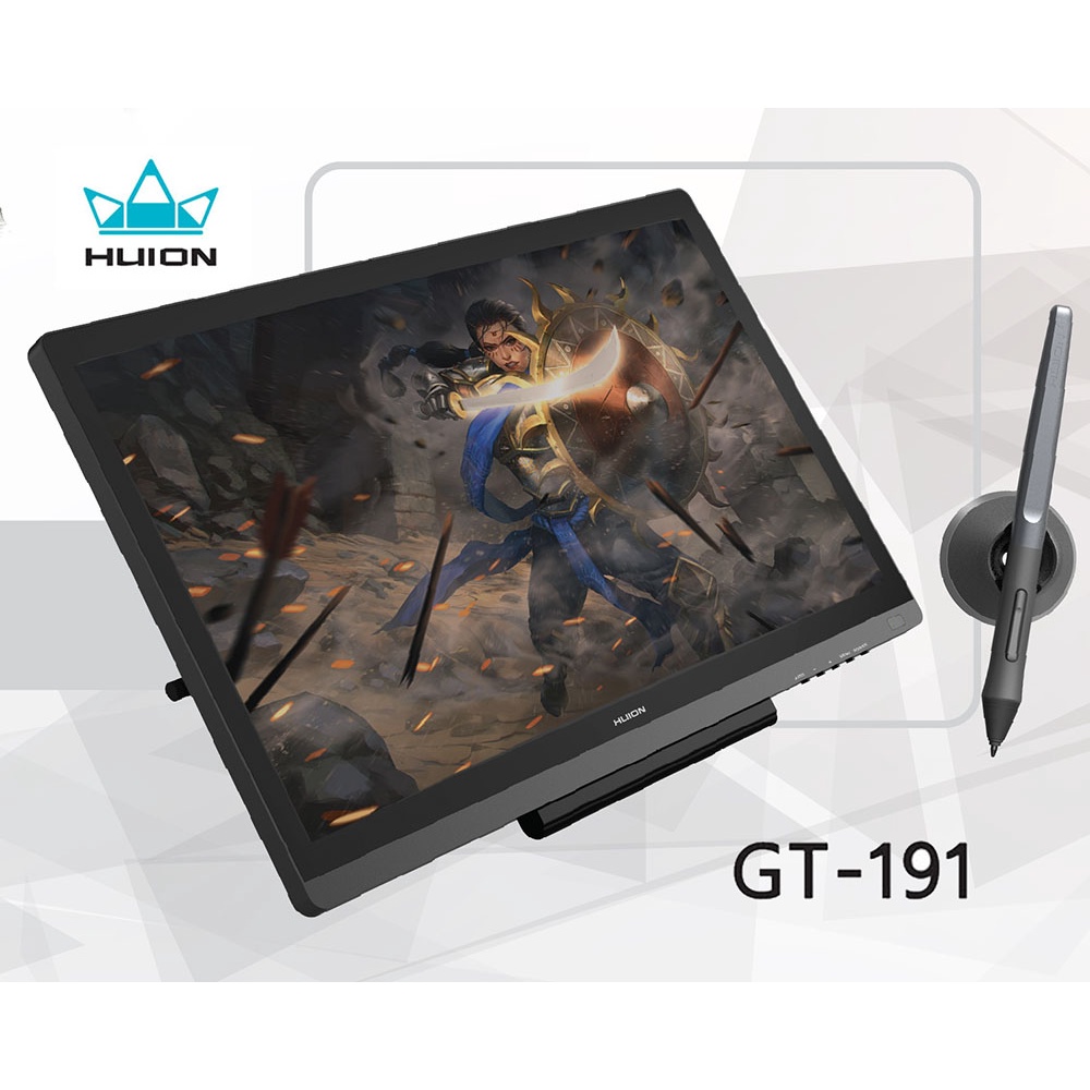เมาส์ปากกา Huion KAMVAS GT-191 แบบหน้าจอ ขนาด 19 นิ้ว มือสองสภาพใหม่ Tablet Pen display สำหรับ ...
