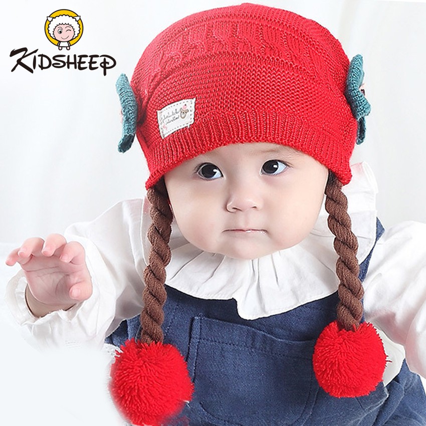 TAO Brand Children Hat Hair Band 2019 New Arrive Girls Winter Cartoon Baby Caps Boys Hats Warm ...