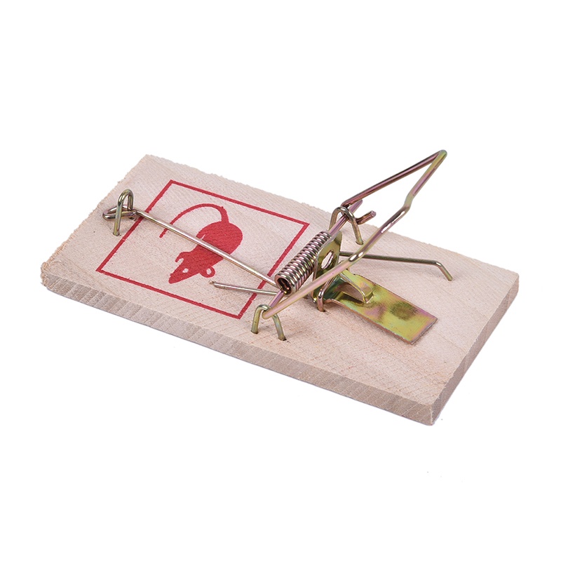 กับดักหนู1Pc Reusable Wooden Mice Mouse Traps Bait Mice Home Garden ...