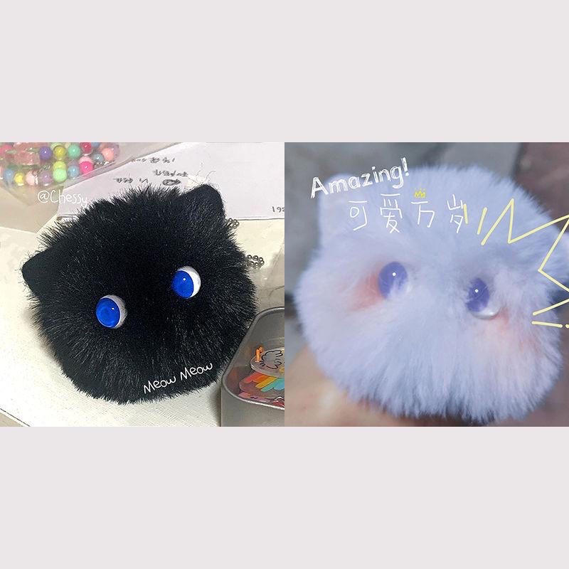 พร้อมส่งพวงกุญแจแมวขนฟูพวงกุญแจขนฟูพวงกุญแจขนน่ารัก - matcha.meow ...