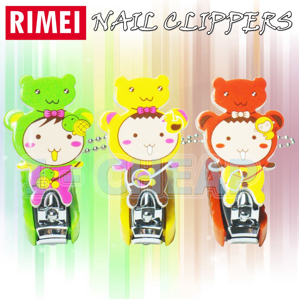 RIMEI NAIL CLIPPERS กรรไกรตัดเล็บ ( ลายการ์ตูนน่ารัก ) | Shopee Thailand