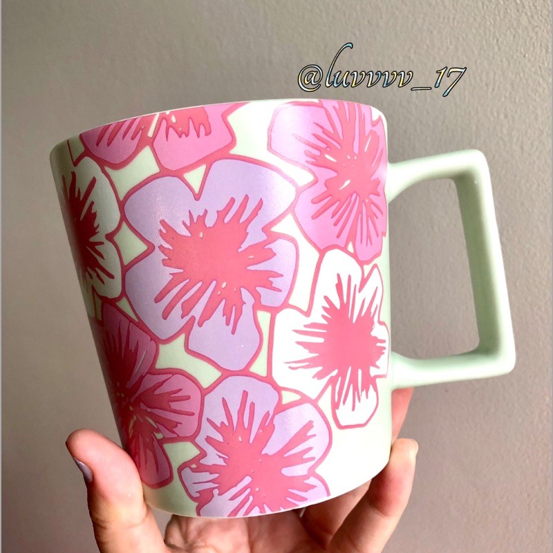 Starbucks Spring Collection Large Flower Coffee Mug 2016 Pink Flowers ...