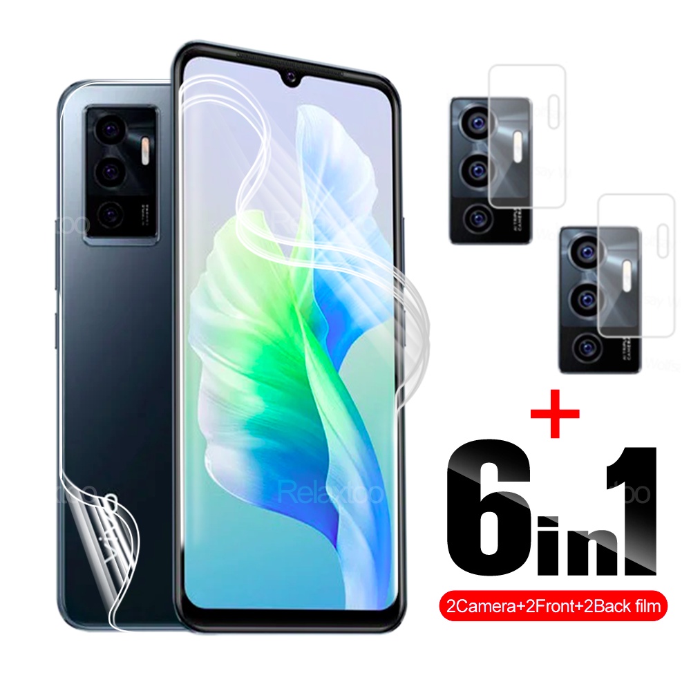 6In1 ฟิล์มไฮโดรเจลด้านหน้าสําหรับ Vivo V23E S10E V2130A สําหรับ Vivo ...