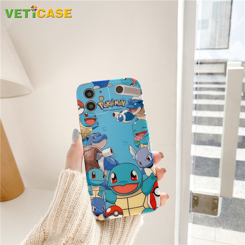 Cute Pikachu Squirtle Charizard Snorlax Dot Phone Case for Apple IPhone ...