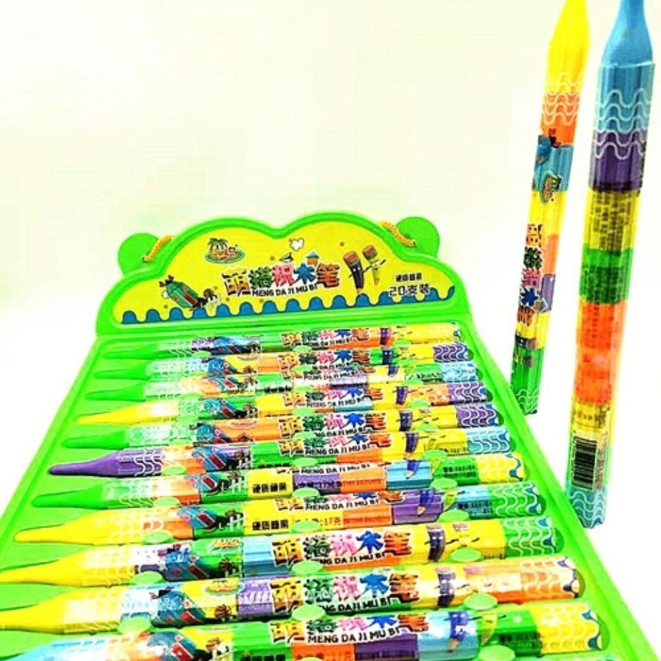 Assembled Pencil Building Blocks Sugar Puzzle Building Blocks Toy Sugar ...