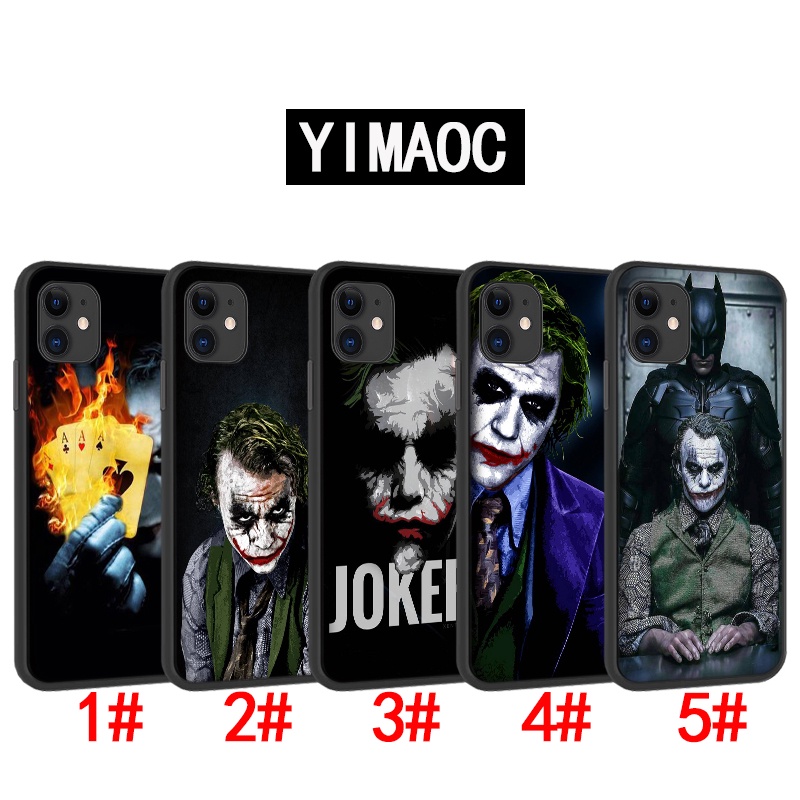iPhone 12 Mini 11 Pro XR XS Max Soft Case B76 The Joker Comics funny ...