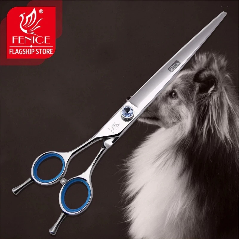Fenice 7.58.0 inch Pet Grooming Scissors Left Handed Dog Hair Cutting ...