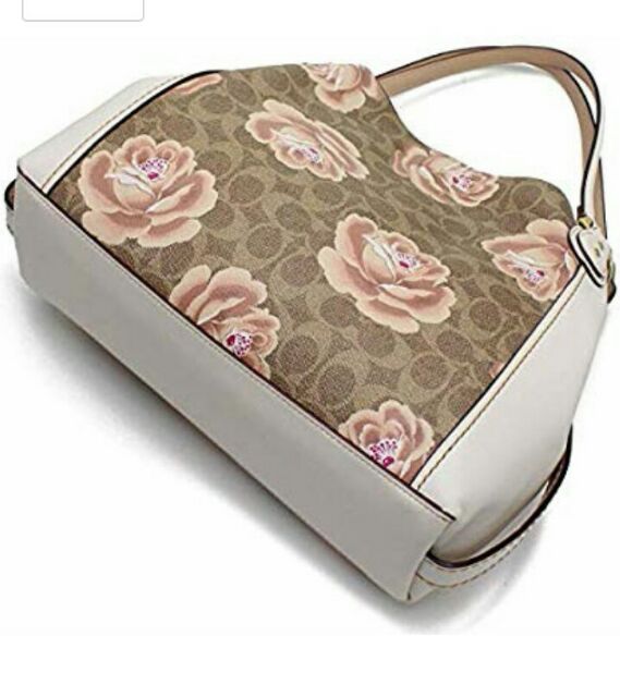 Coach Edie Rose Print งานช้อป มือหนึ่ง สวยมากลายซี - rosebud1 - ThaiPick