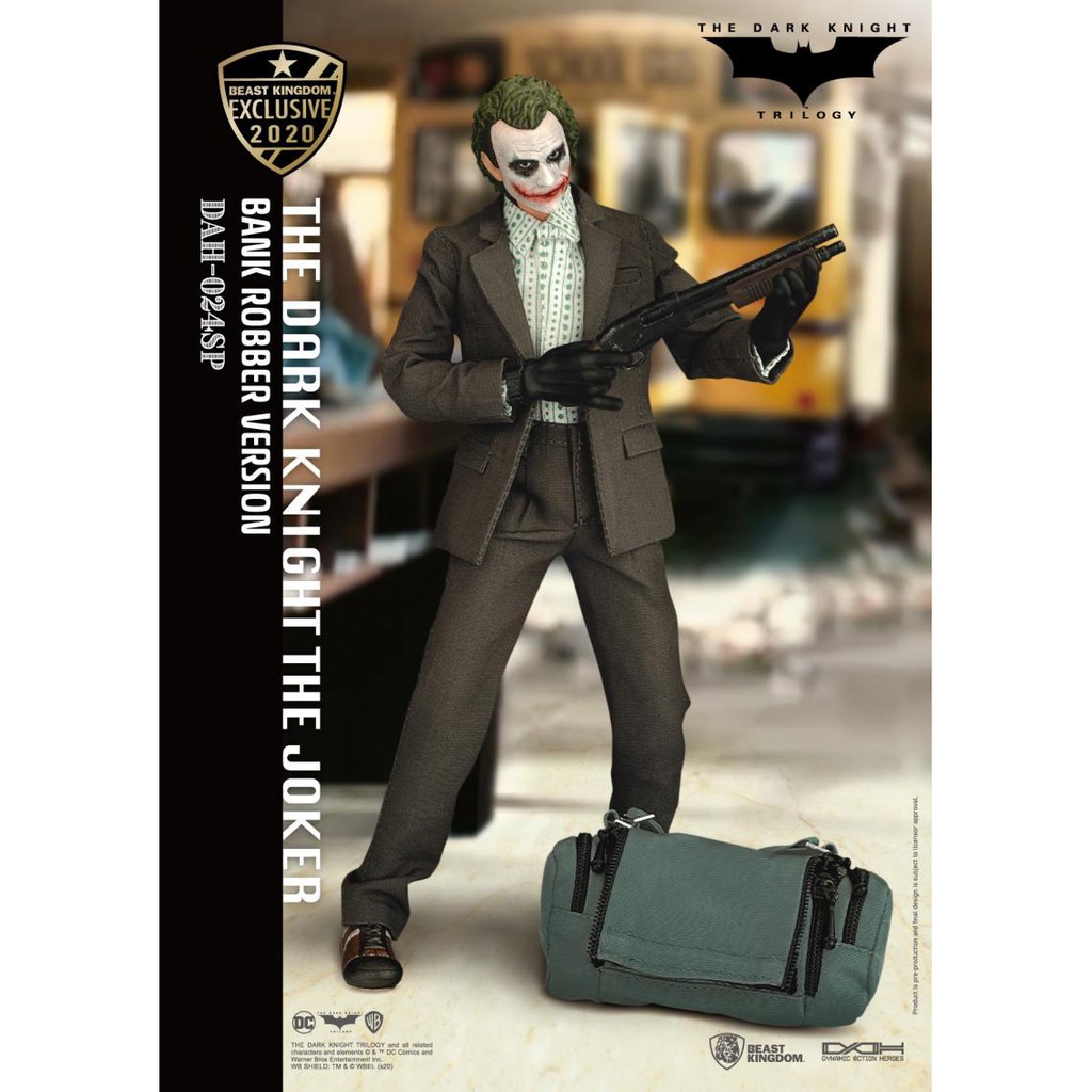 The Joker The Dark Knight (Bank Robber Version) (Dynamic Action Heroes ...
