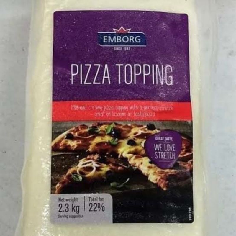 EMBORG Pizza Topping มอสซาเรลล่าชีส 2.5kg ชีสสำหรับทำพิซซ่า Mozzarella ... EMBORG Pizza Topping มอสซาเรลล่าชีส 2.5kg ชีสสำหรับทำพิซซ่า Mozzarella ...